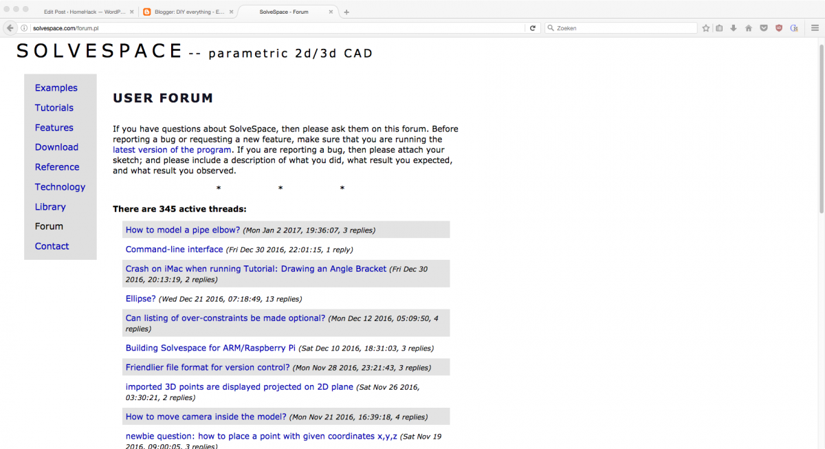 Switching from FreeCAD to Solvespace? – HomeHack