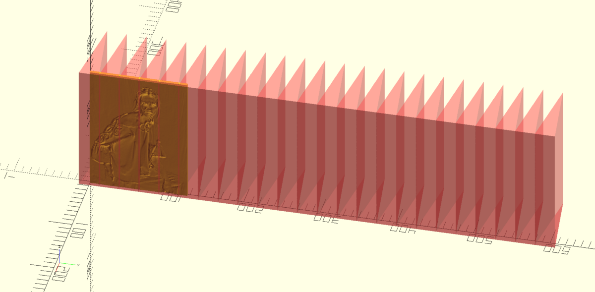 A curved 3d printed lithophane in OpenSCAD – HomeHack